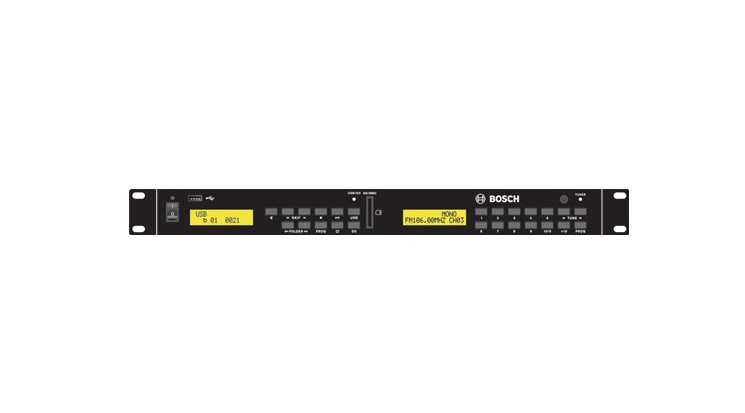 PLE-SDT Bosch Plena Easy Line SD Tuner BGM source | Power Saving ...